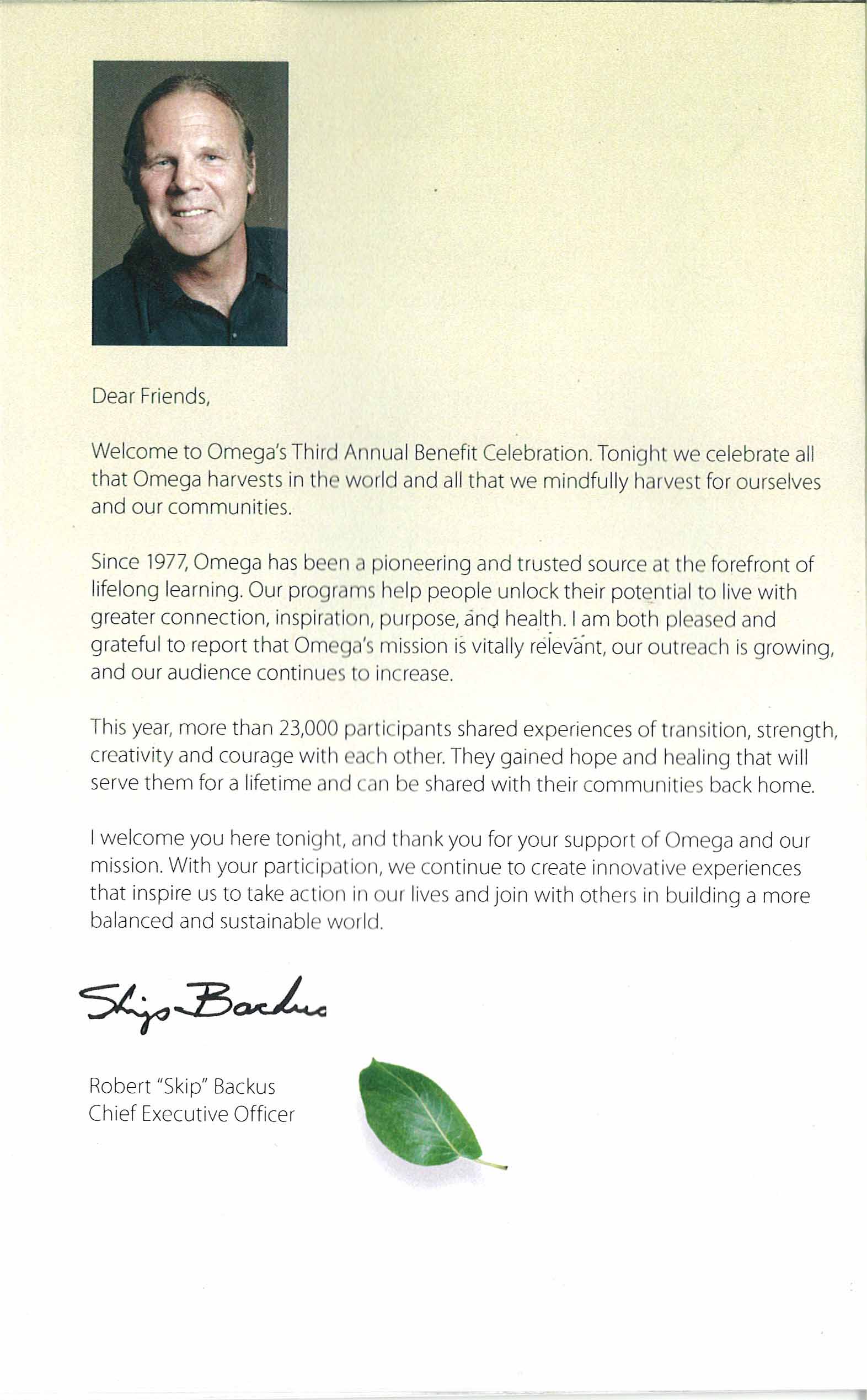 Omega Institute for Holistic Studies | Bennett and Company